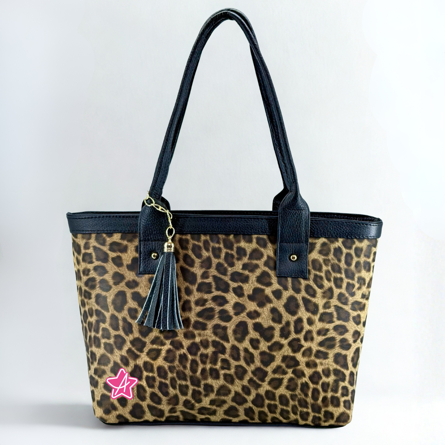 Bolsas de Piel Genuina con Estampado Animal Print